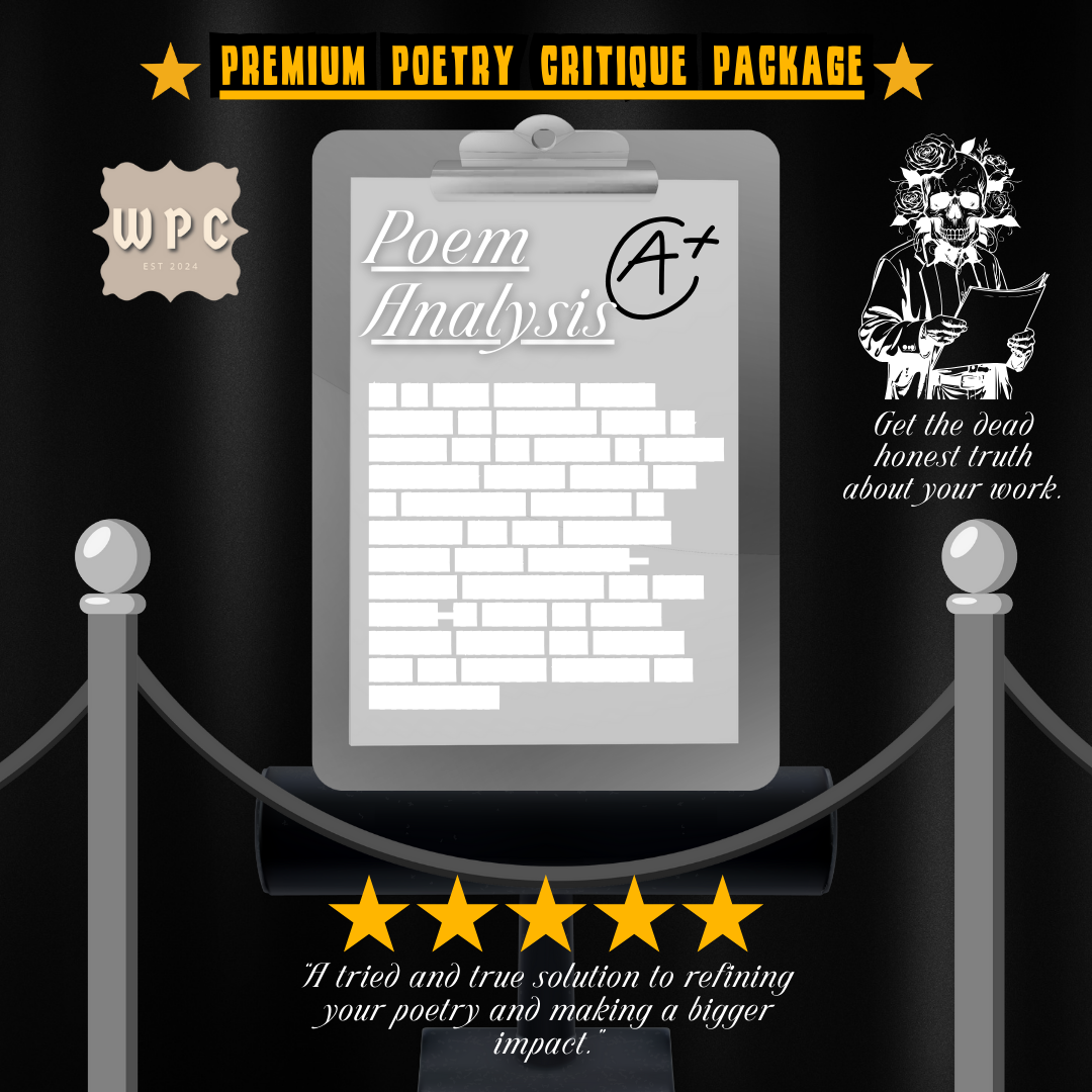 Premium Poetry Critique Package - Honest Poetry Analysis - World Poetry ...